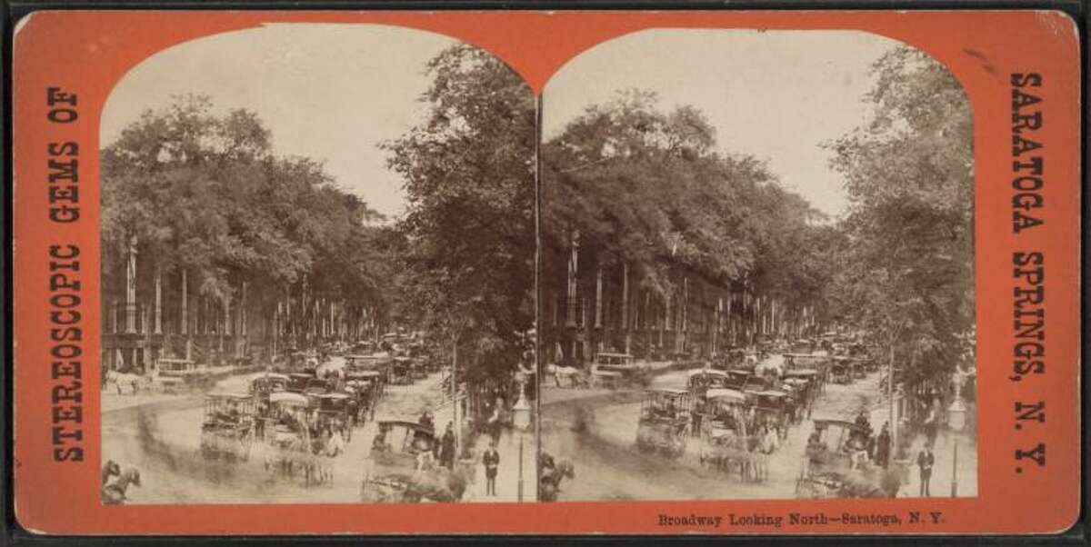 What Saratoga Springs looked like in the 1800s