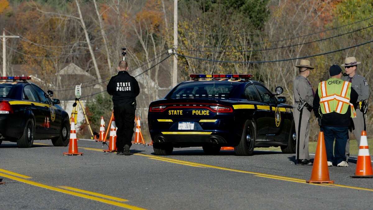 Trooper dies after being hit by car in Wilton