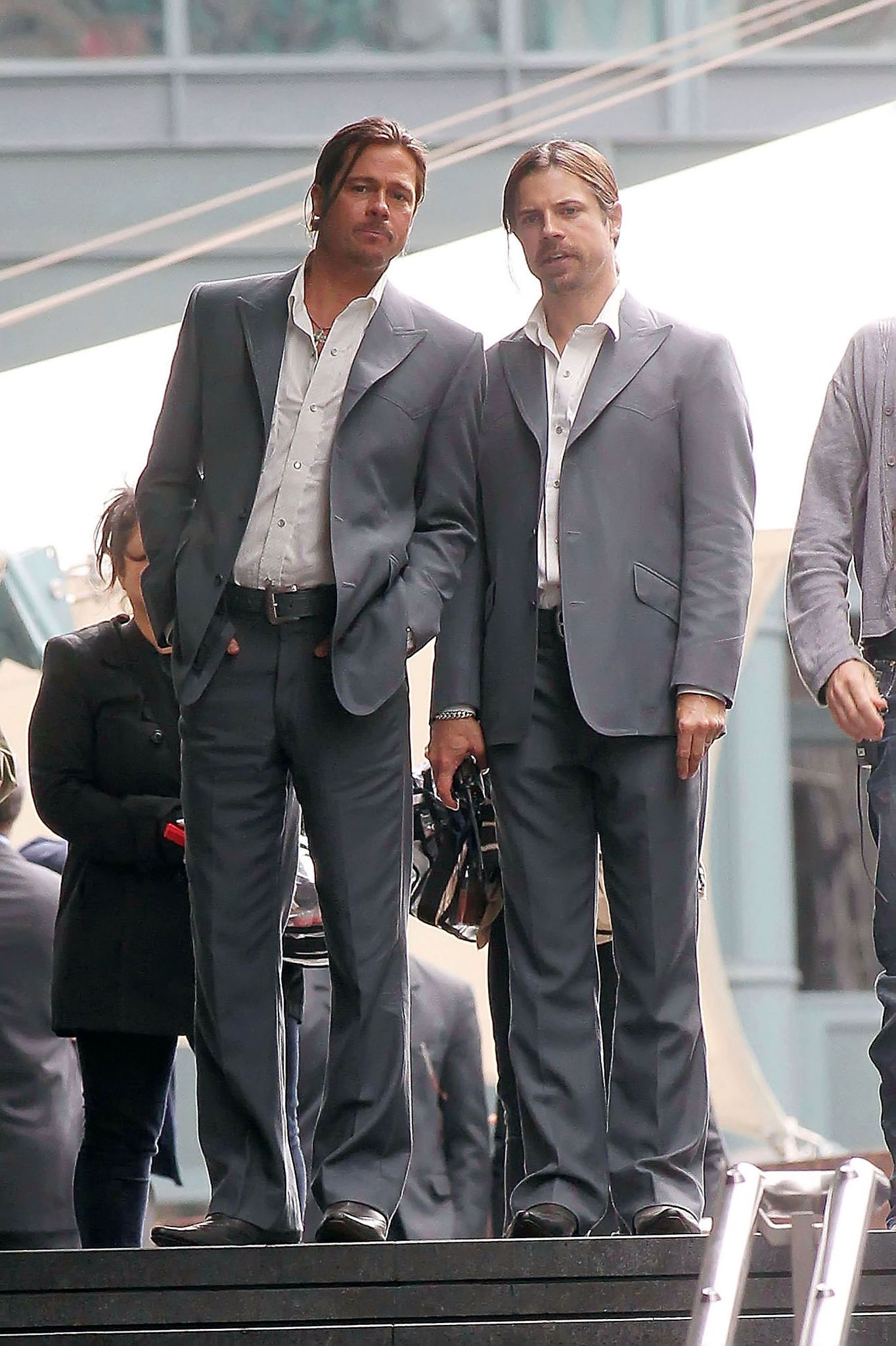 Celebrities with their stunt doubles will leave you seeing double