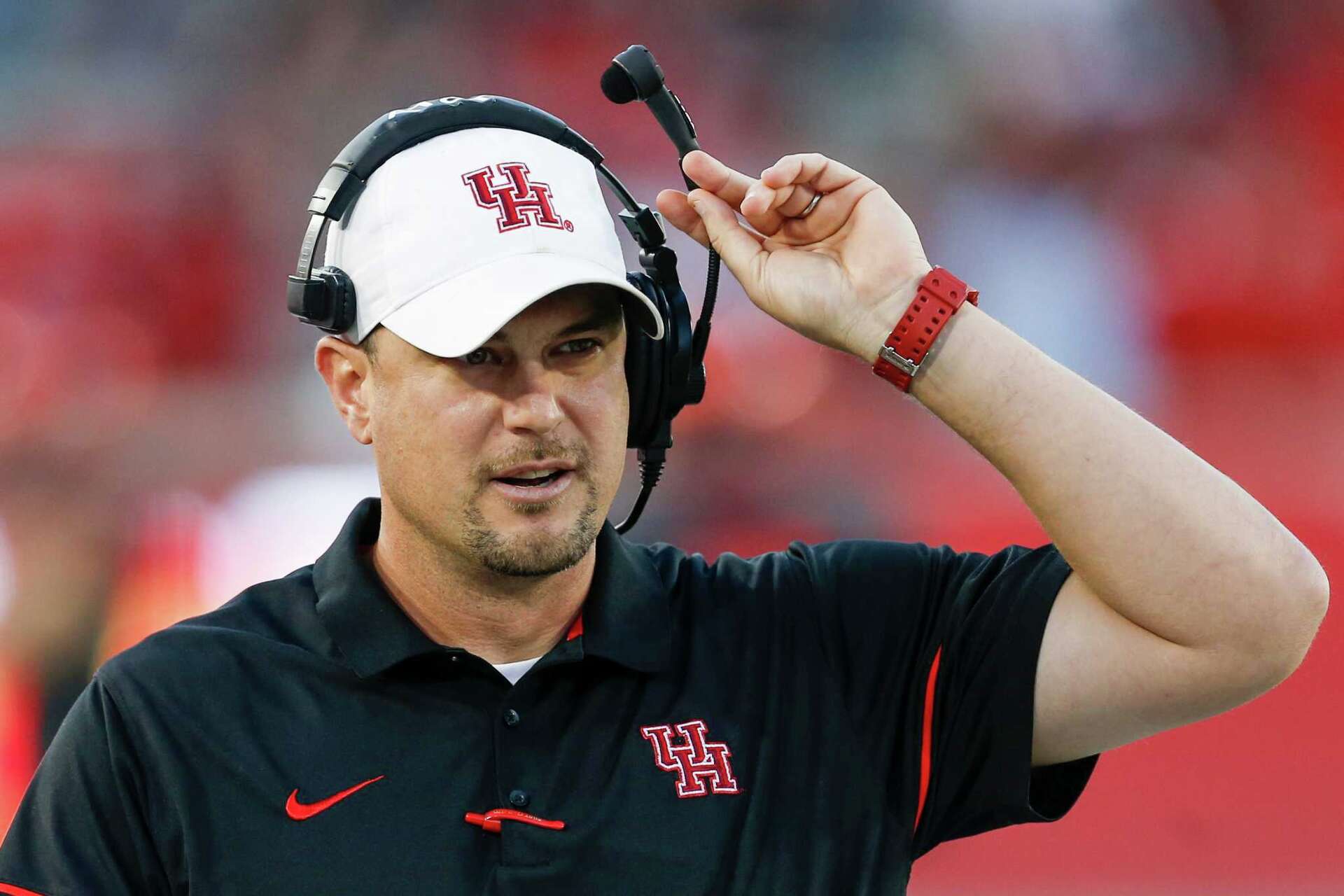 UH coach Tom Herman's giving nature more than talk