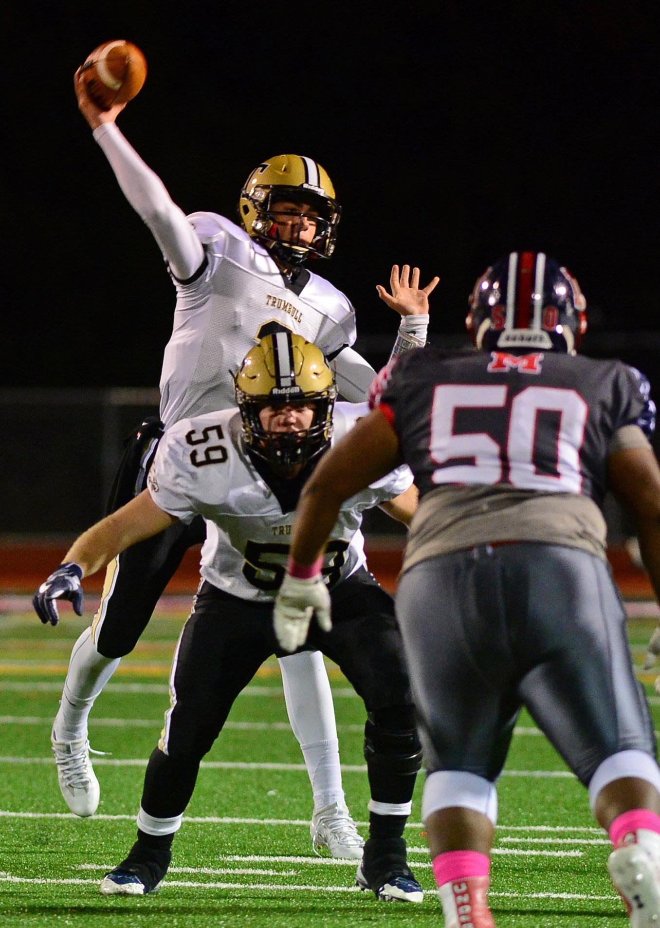 Trumbull pulls away in second half against McMahon