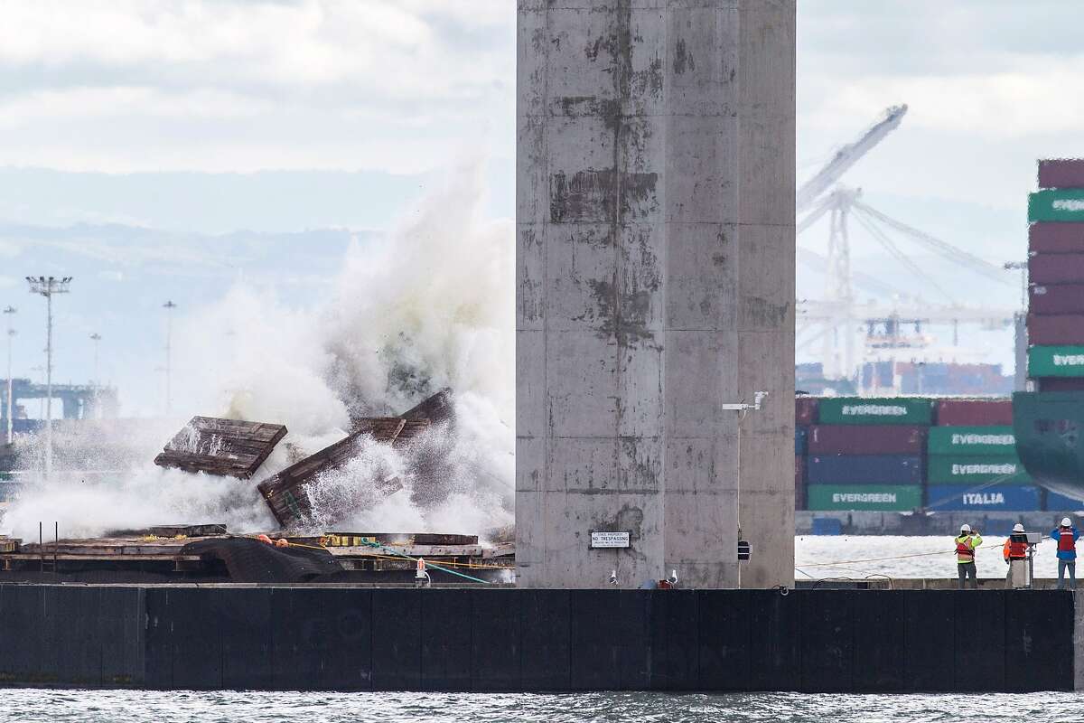 Demolition of remaining Bay Bridge marine foundations to begin Saturday