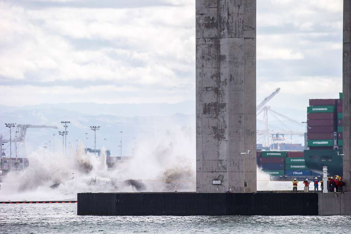 Demolition of old Bay Bridge to continue Saturday, traffic delays expected