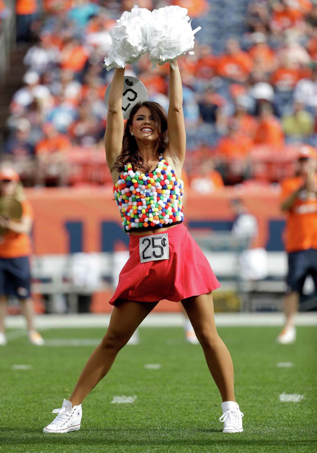 NFL cheerleaders dress up for Halloween