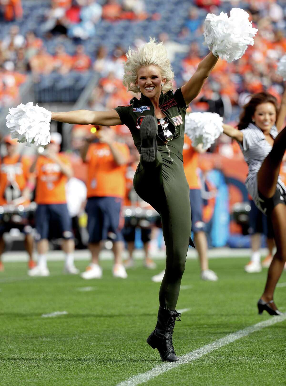 NFL cheerleaders dress up for Halloween