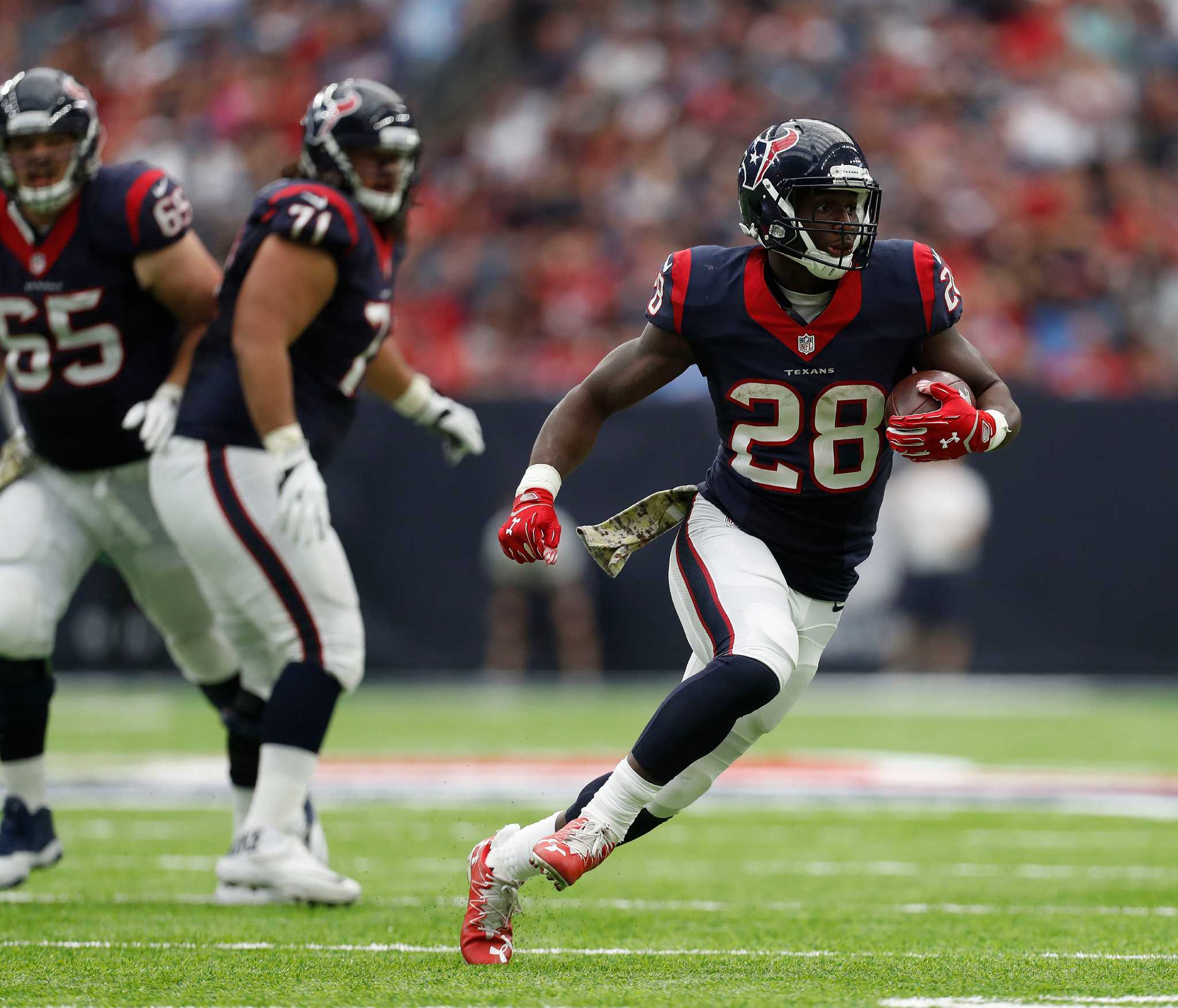 Texans' Alfred Blue ruled out for Raiders game