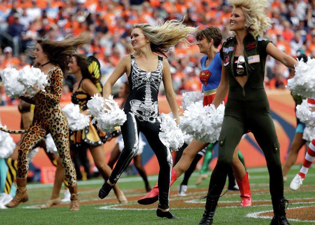 NFL cheerleaders dress up for Halloween