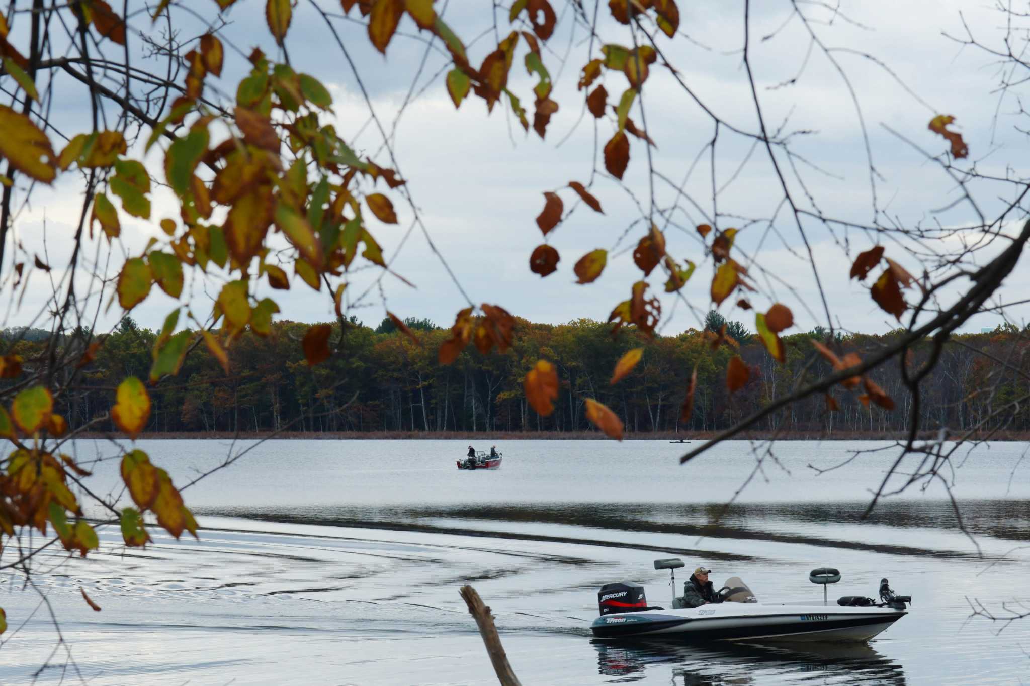 Fishing on Round Lake