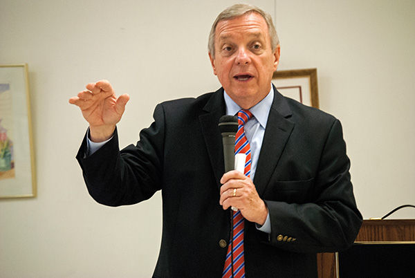 Durbin speaks to MSCC crowd