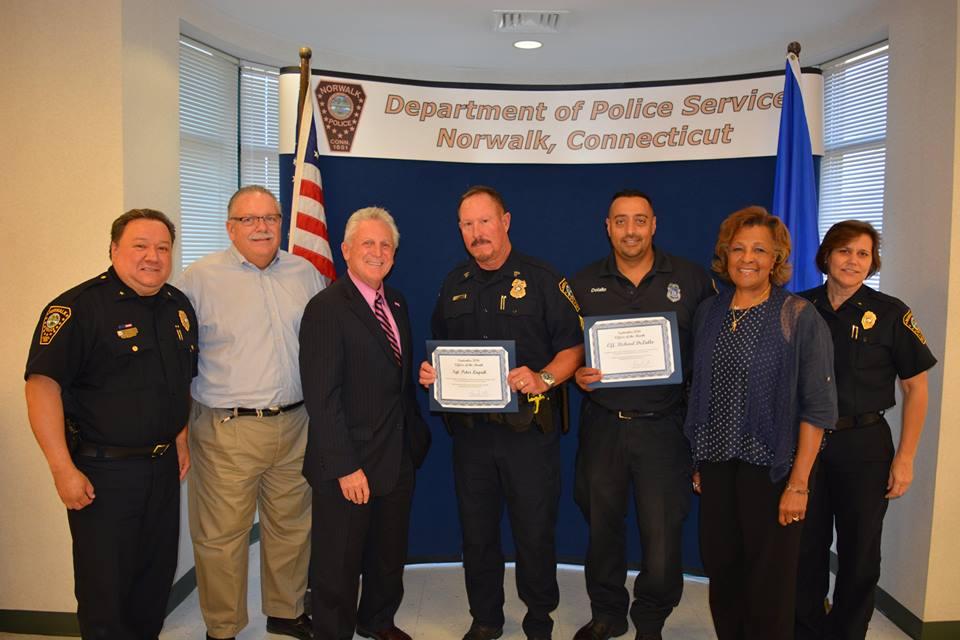 Norwalk police recognize September Officers of the Month