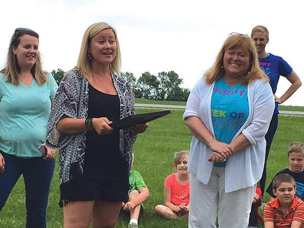 Hutton receives send off on final day