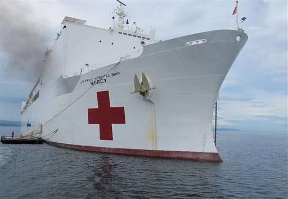 A look at the US Navy hospital ships sent to help overwhelmed hospitals ...