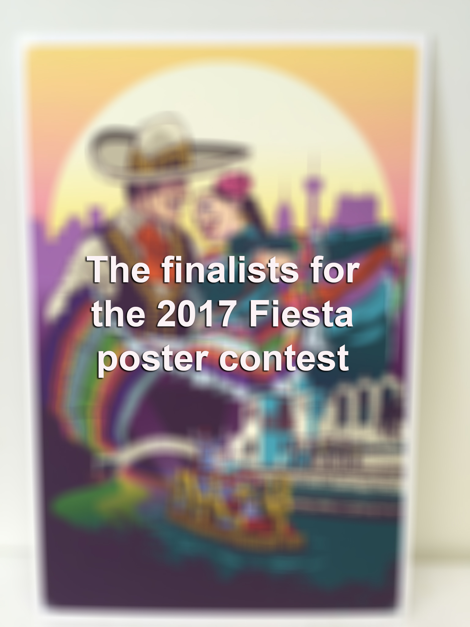 Finalists of the 2017 Official Fiesta Poster Contest
