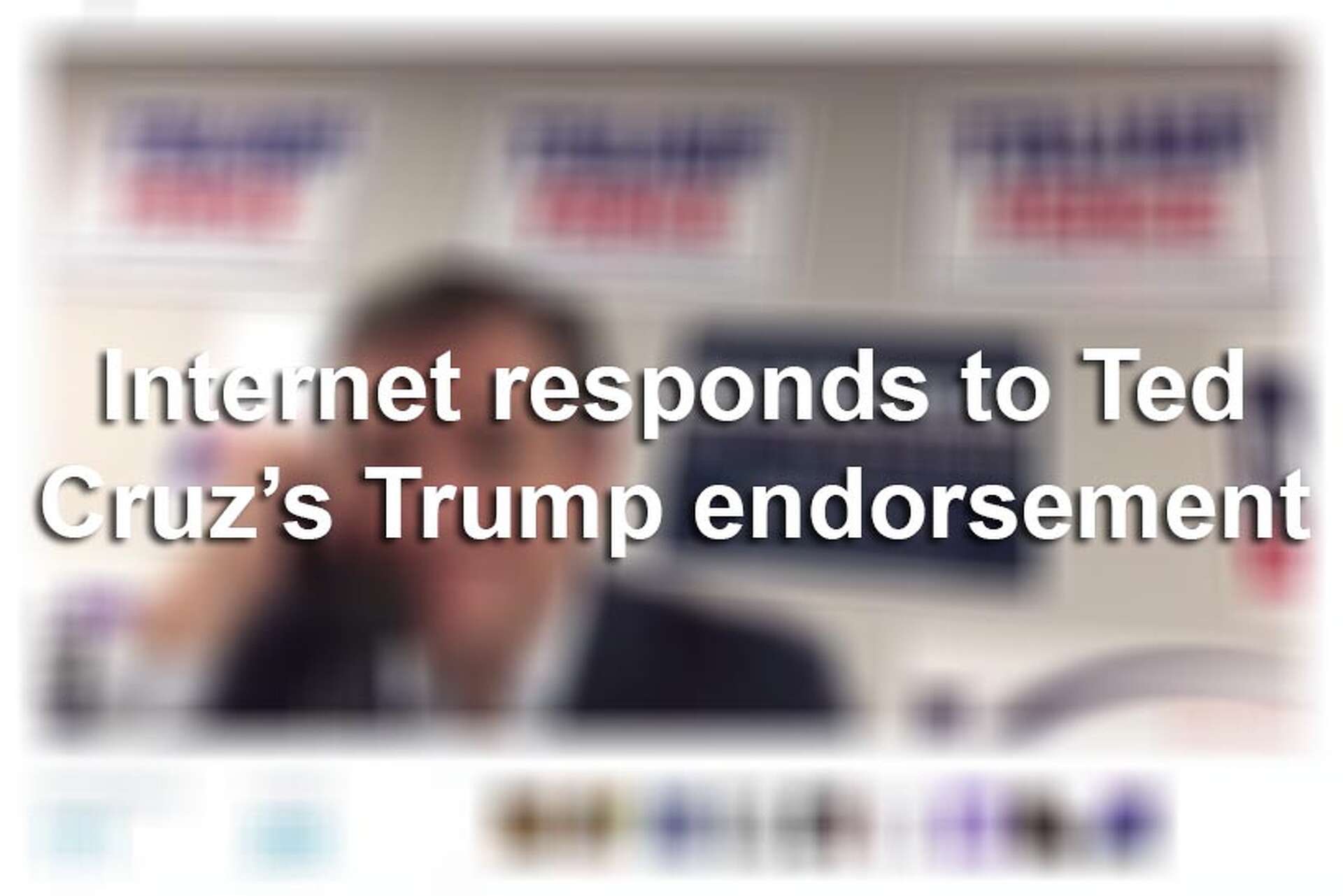 Social media ridicules Ted Cruz after he calls voters for Trump