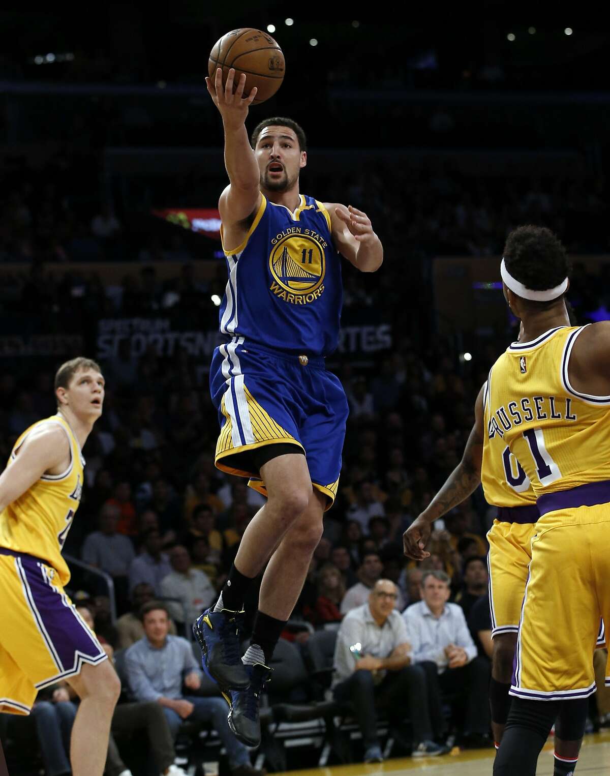 Klay Thompson says shooting slump has ‘nothing to do’ with Kevin Durant