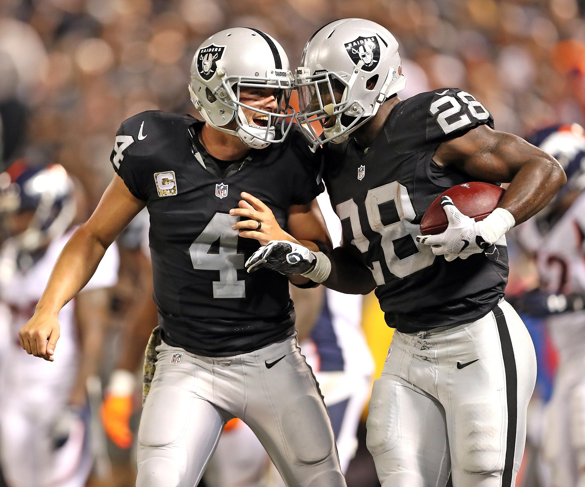 Raiders’ big men up front power win over Broncos