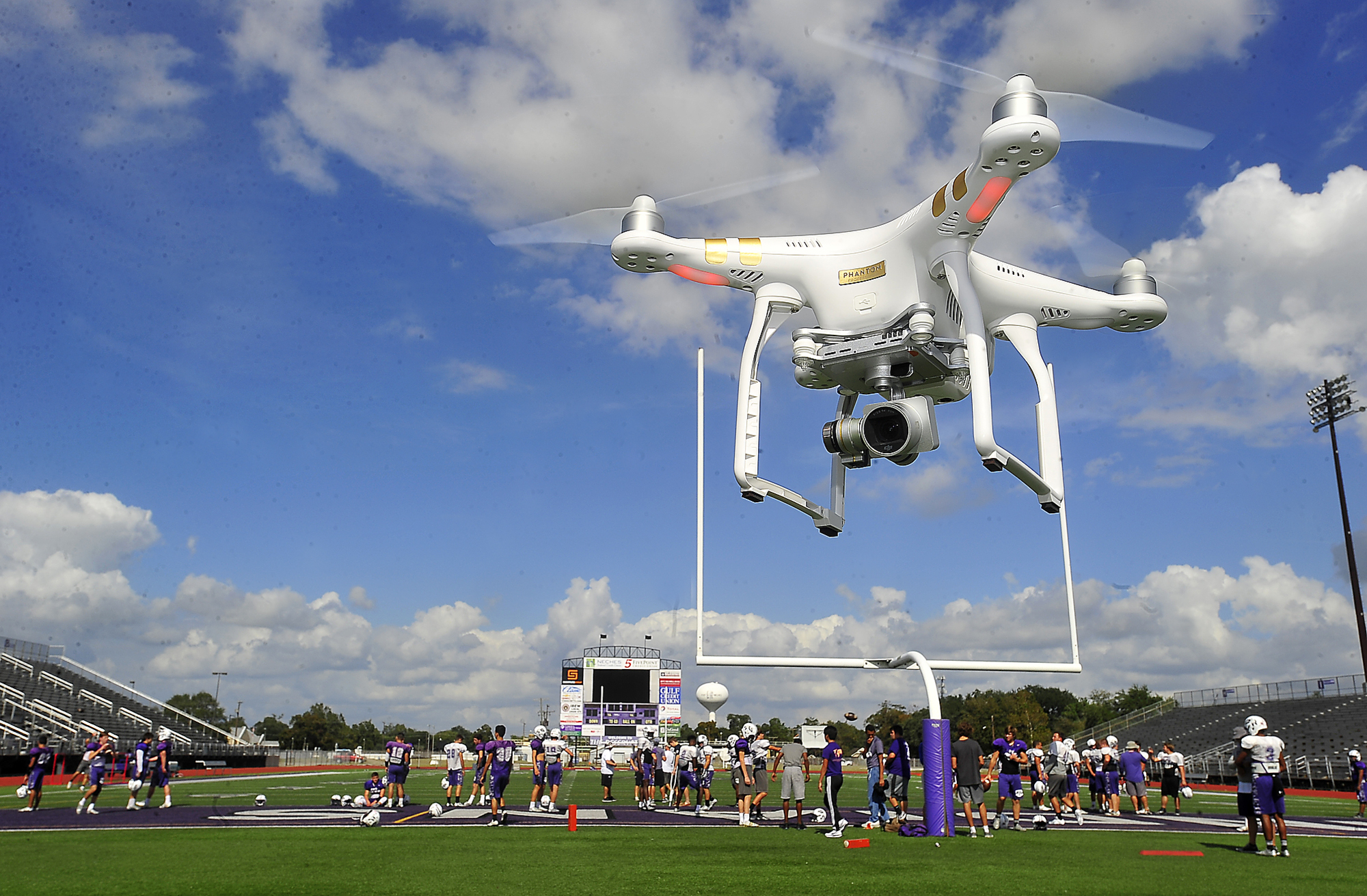 Drones could offer coaches greater influence of practice, and maybe games.