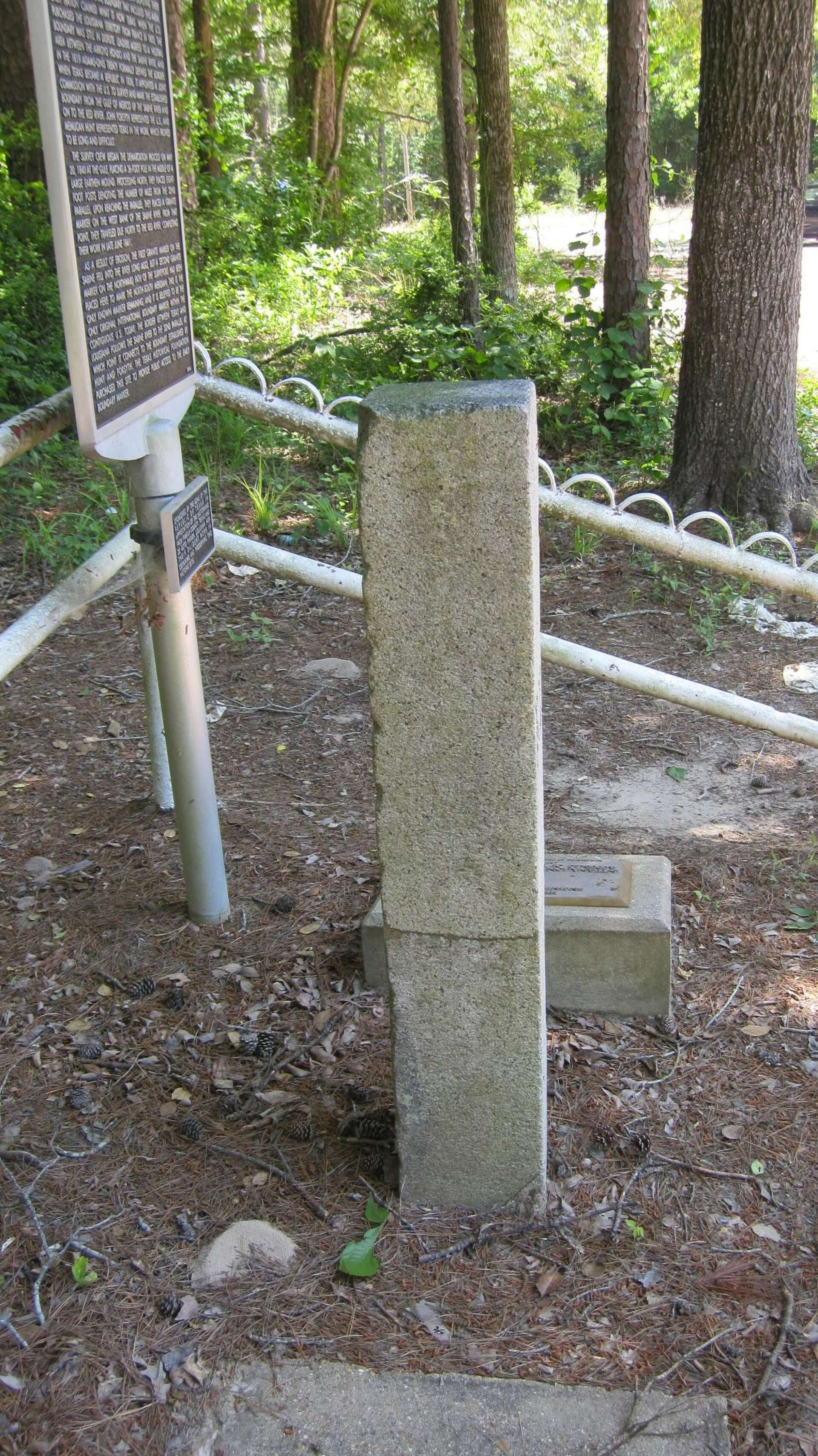 See the last remaining international boundary marker for the Republic ...