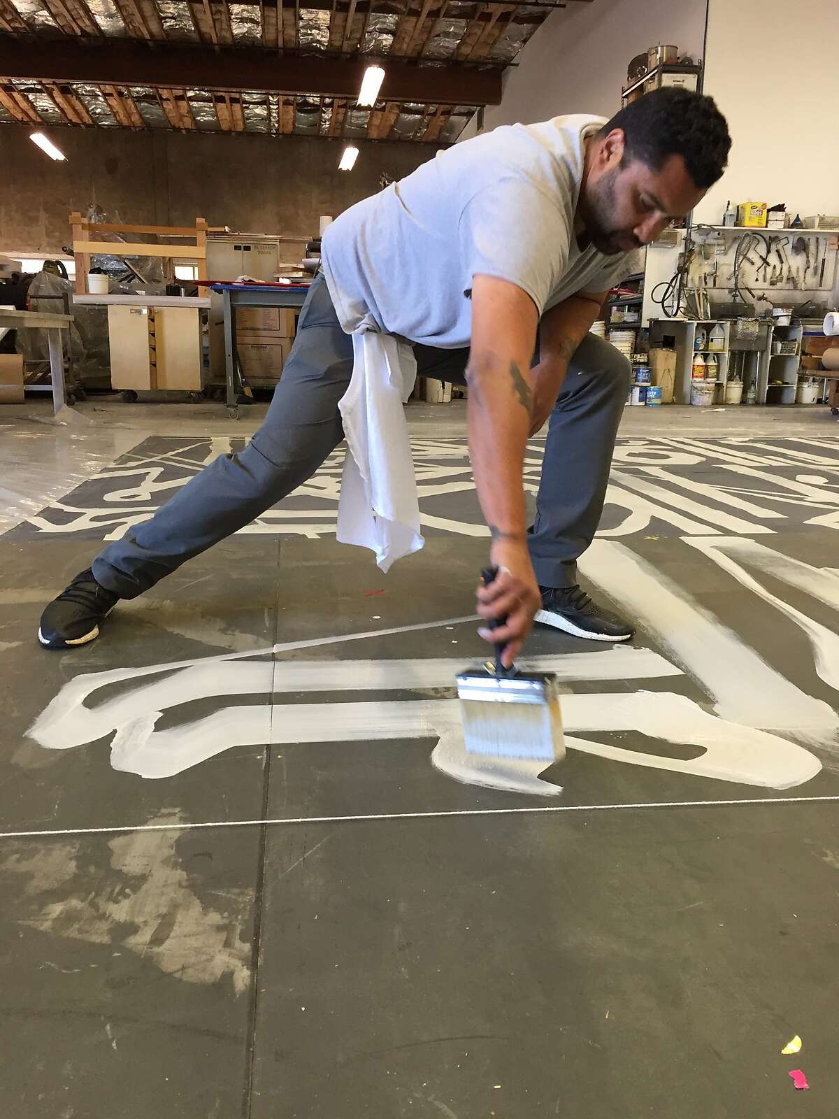 Street artist Retna brings outlaw sensibility to Opera’s Aida