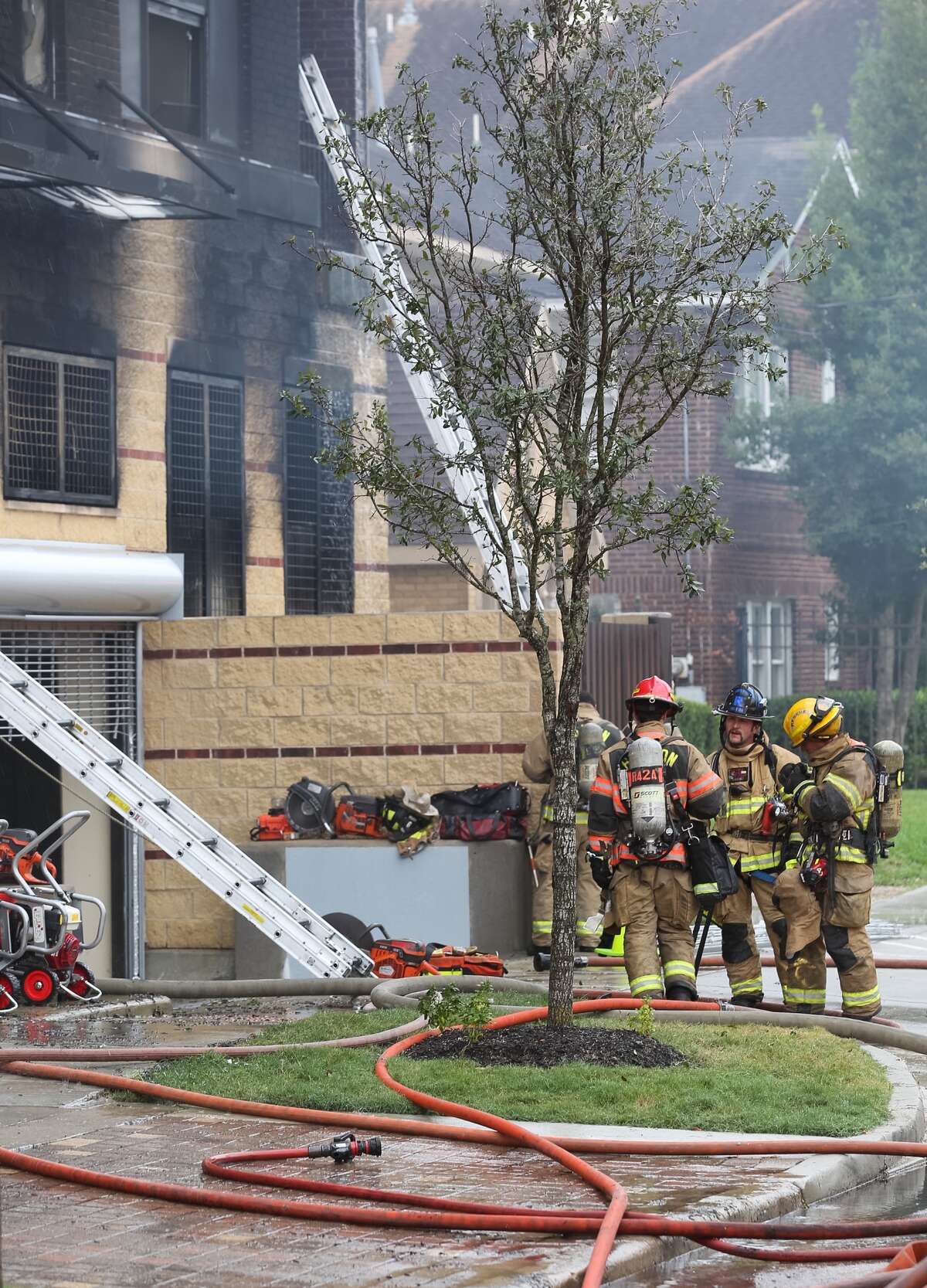 Large fire reported near Houston's museum district