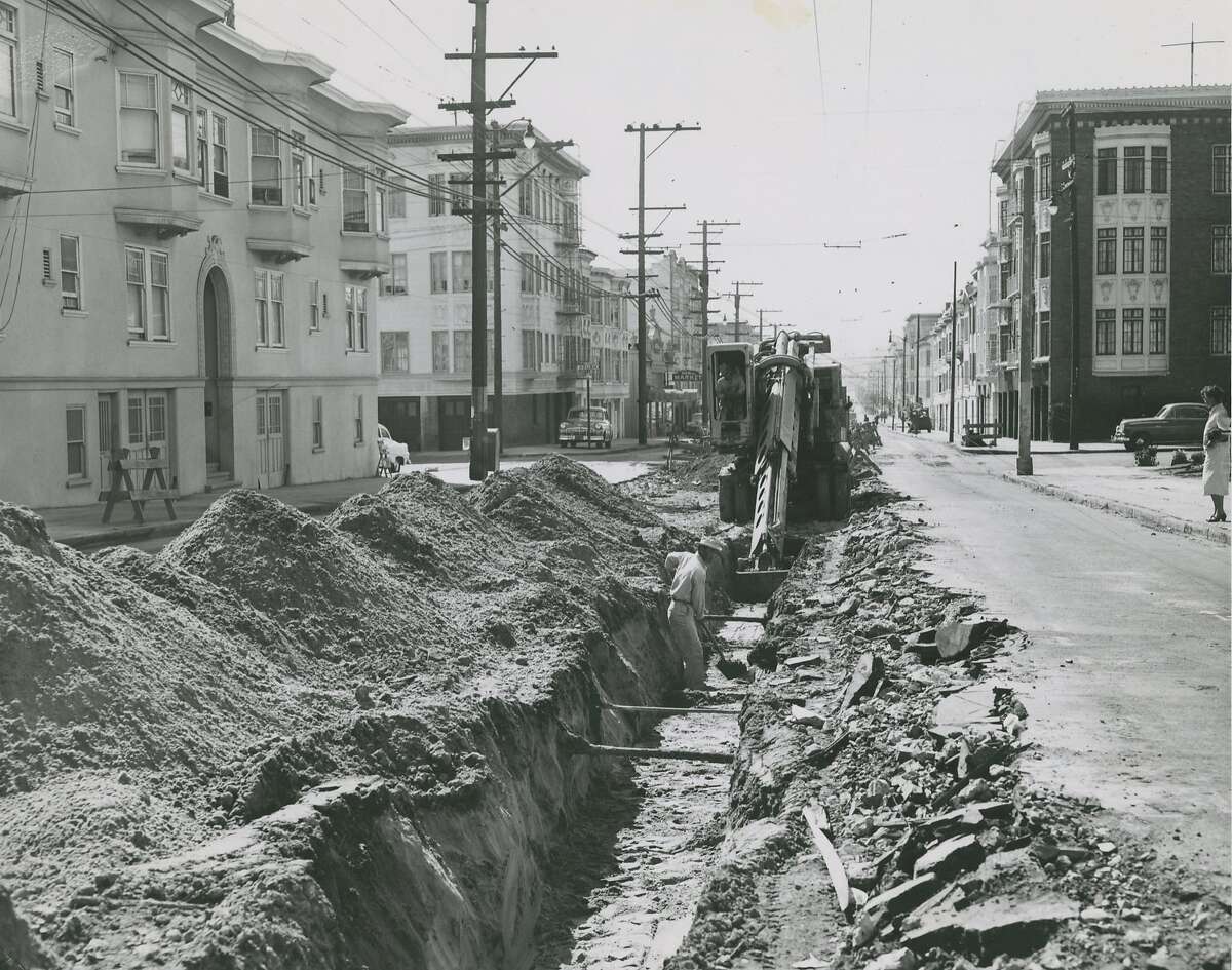 Post-war San Francisco under construction - from unseen Chronicle archives