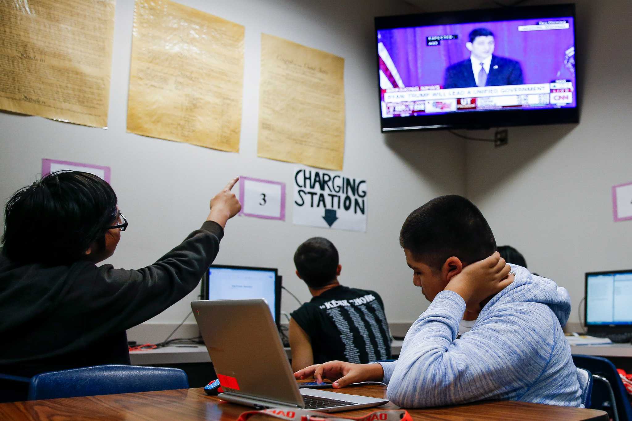Teachers look for ways to discuss election results in class