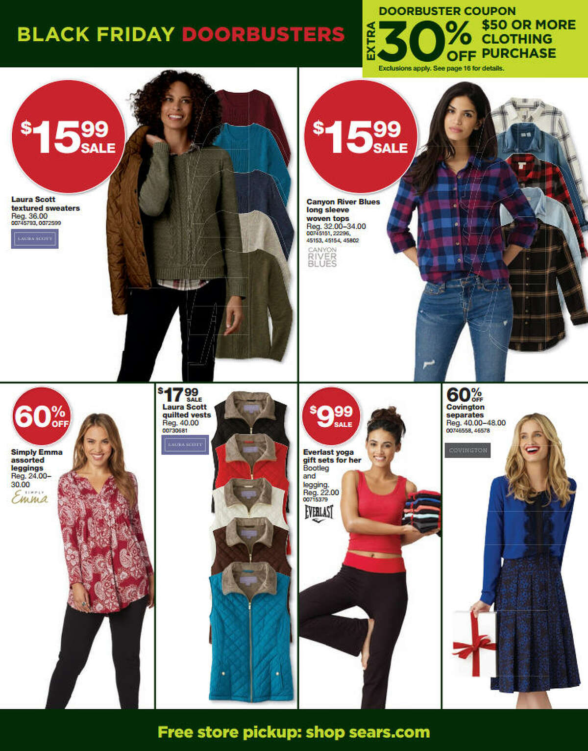 Sears Black Friday 2016 Doorbuster ad circular released (see all 48 pages)