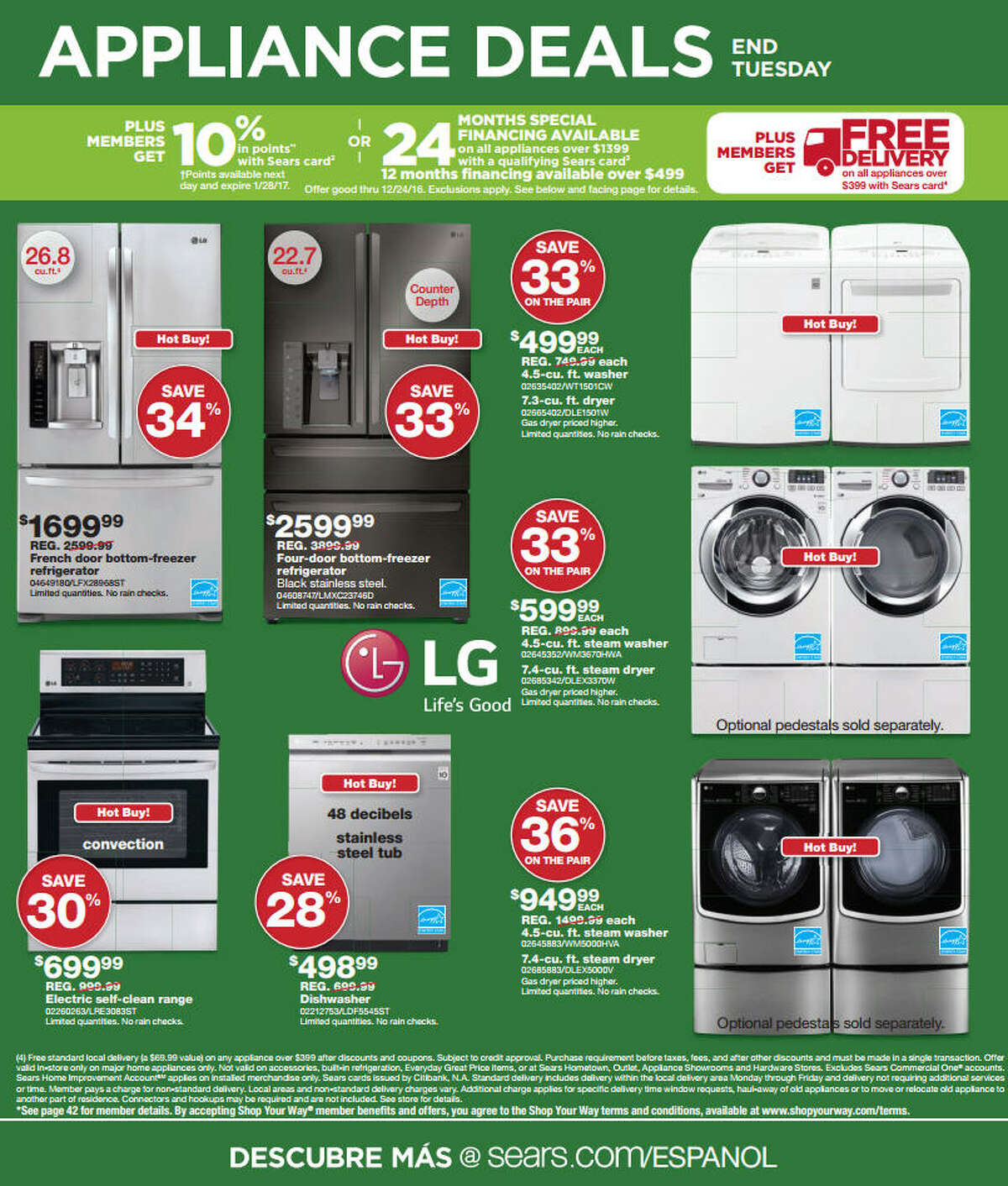Sears Black Friday 2016 Doorbuster ad circular released (see all 48 pages)