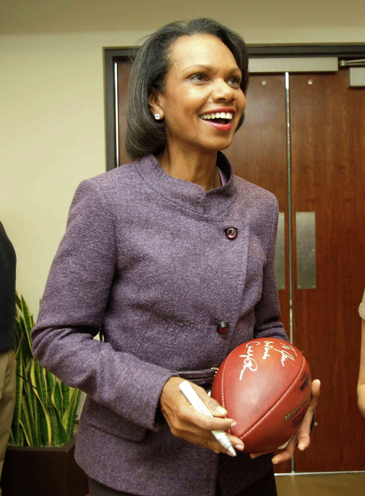 Texans get inspirational message from Condoleezza Rice