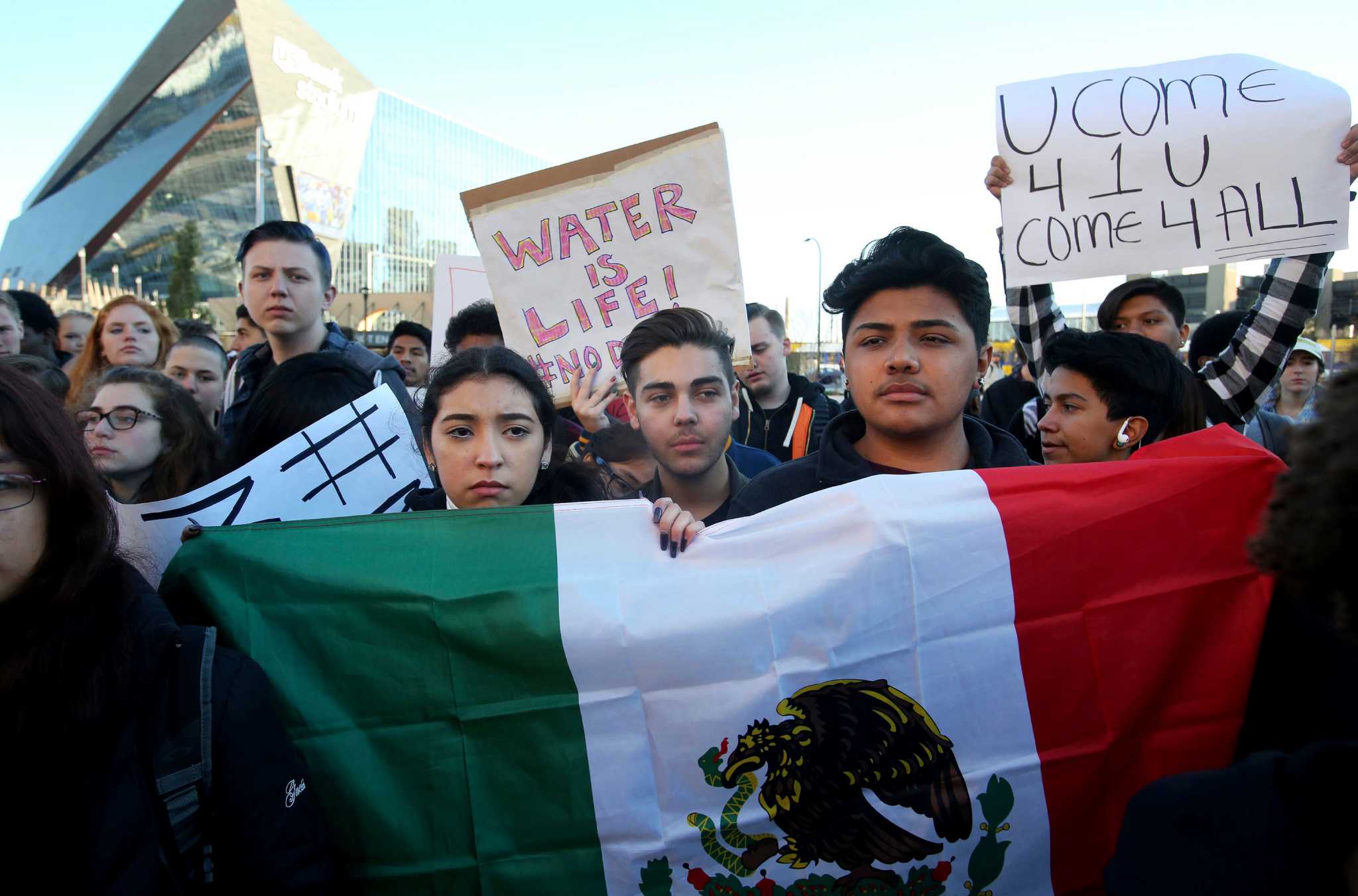 Some protests remain calm