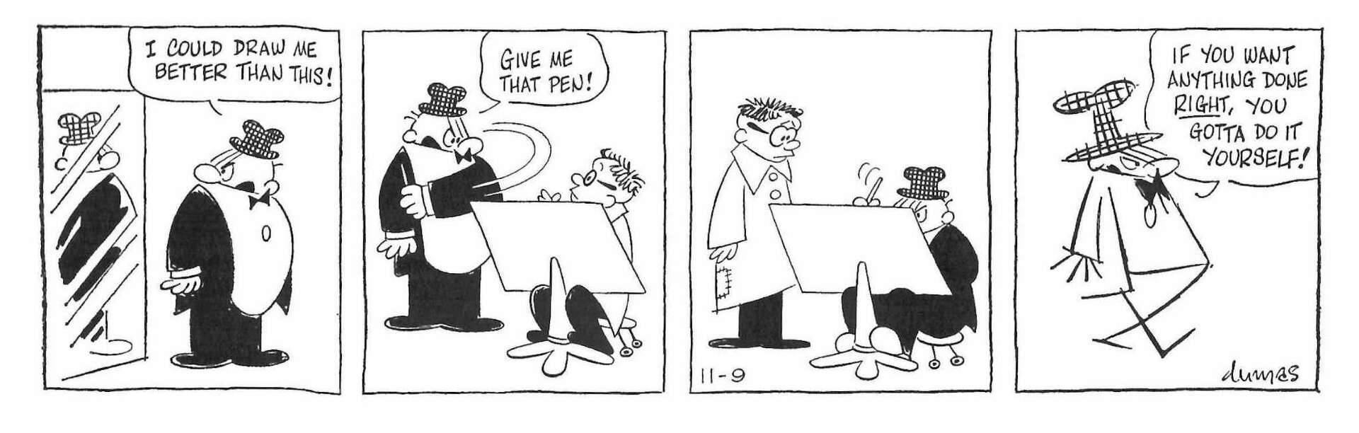 Greenwich’s Jerry Dumas, comic artist extraordinaire, dies at 86
