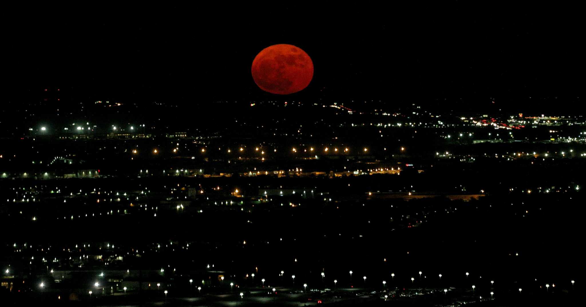 Supermoon fills the sky across South Texas