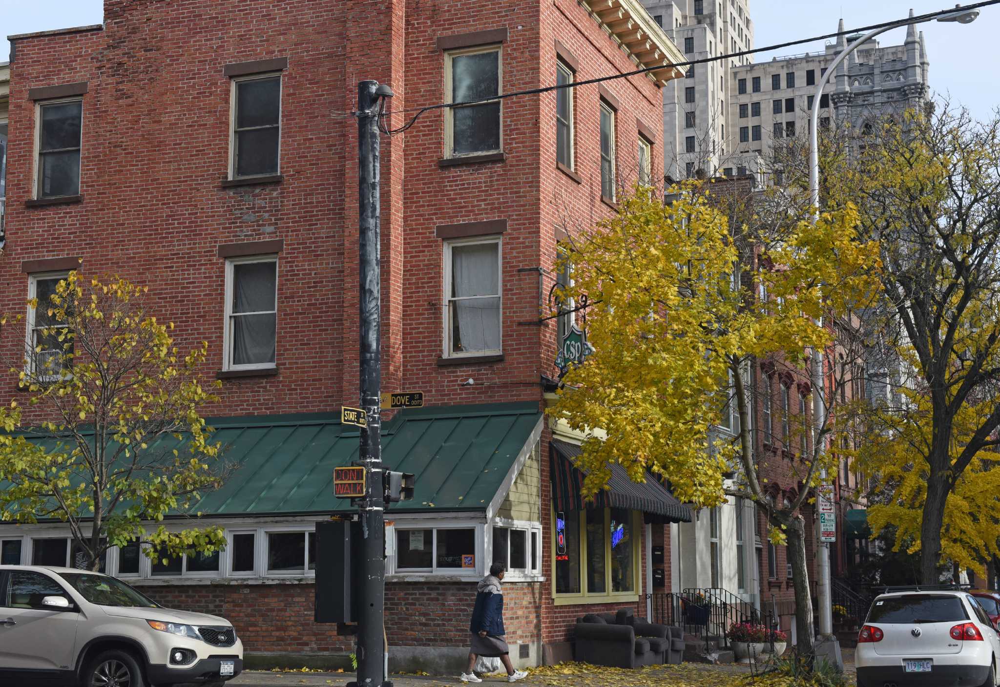 Dove + Deer coming to Center Square in Albany