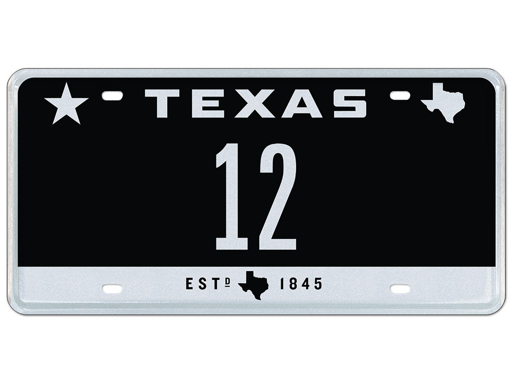 50 vanity Texas license plates for auction