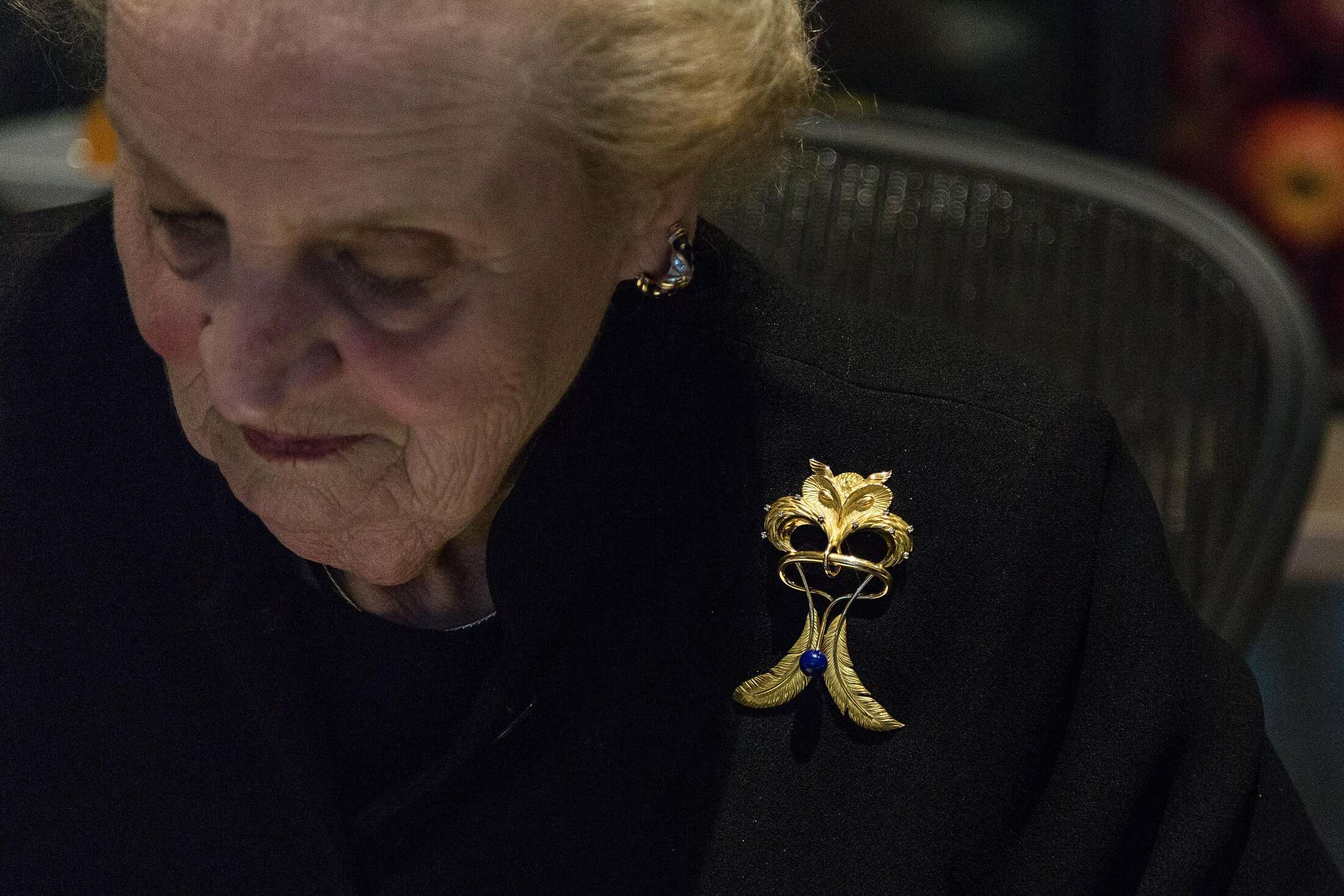 Madeleine Albright’s pins tell the story of her career in world politics