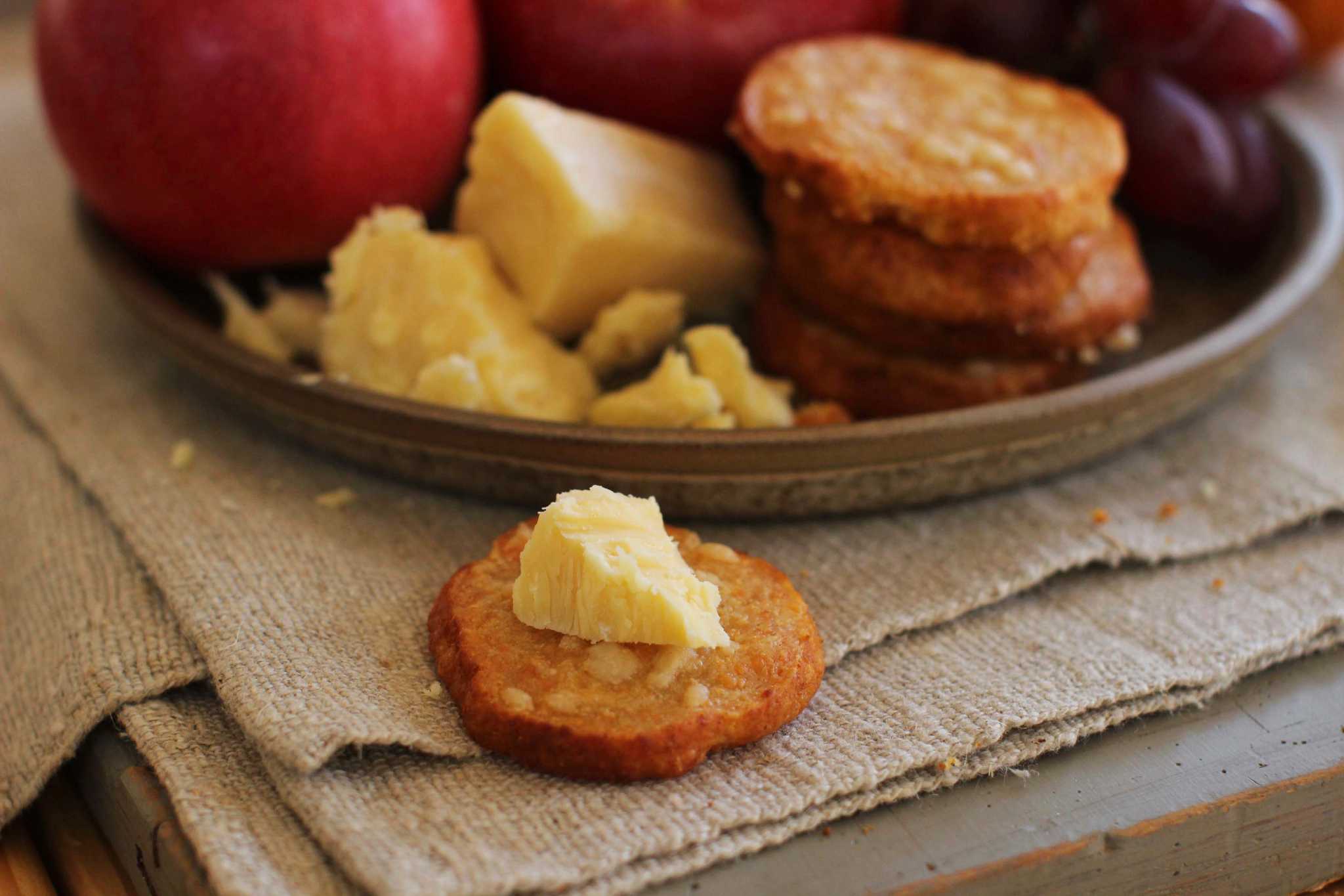Cheesy, spicy crackers good enough to give as gifts