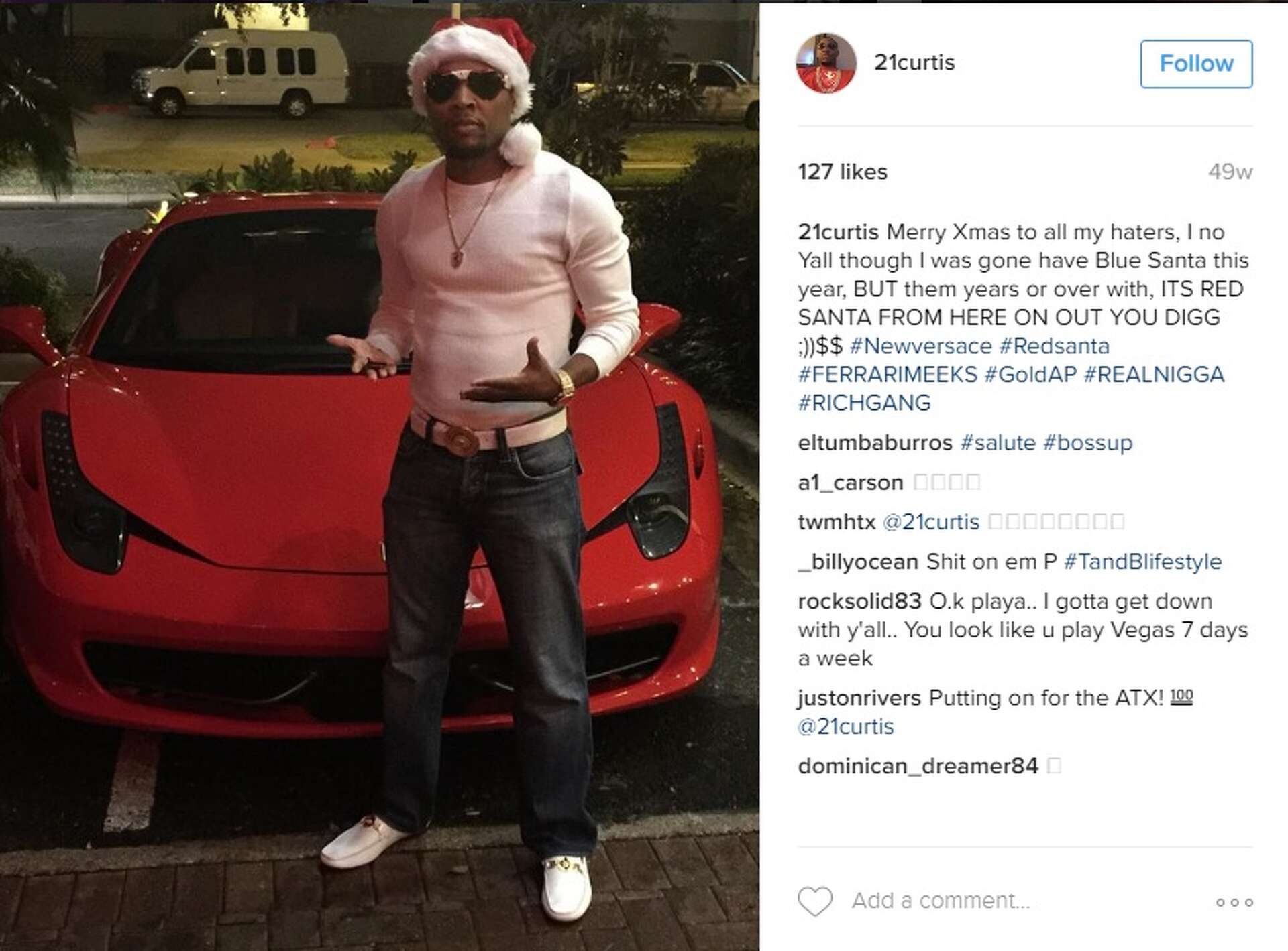Texas boxer allegedly hit a woman with a red Ferrari he flaunts on ...