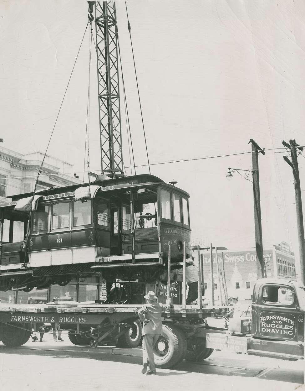 San Francisco cable car photos from the archives