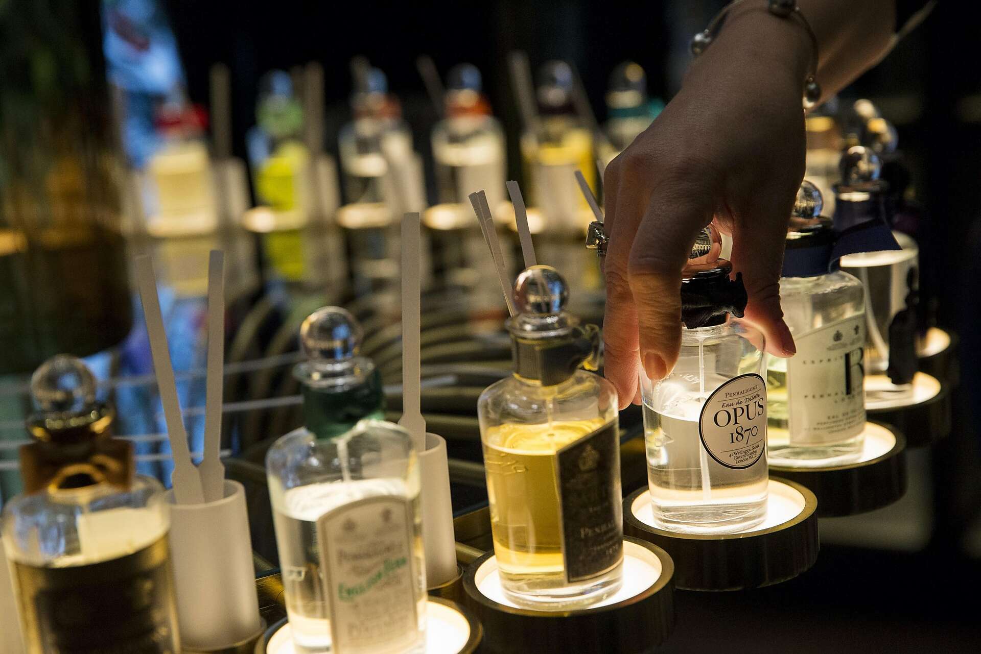 Forearm play: Penhaligon’s perfumes offer a whiff of luxury