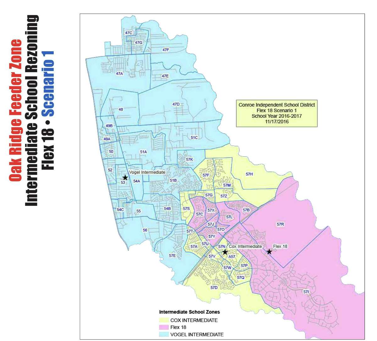 Conroe Isd Presents Rezoning Scenarios