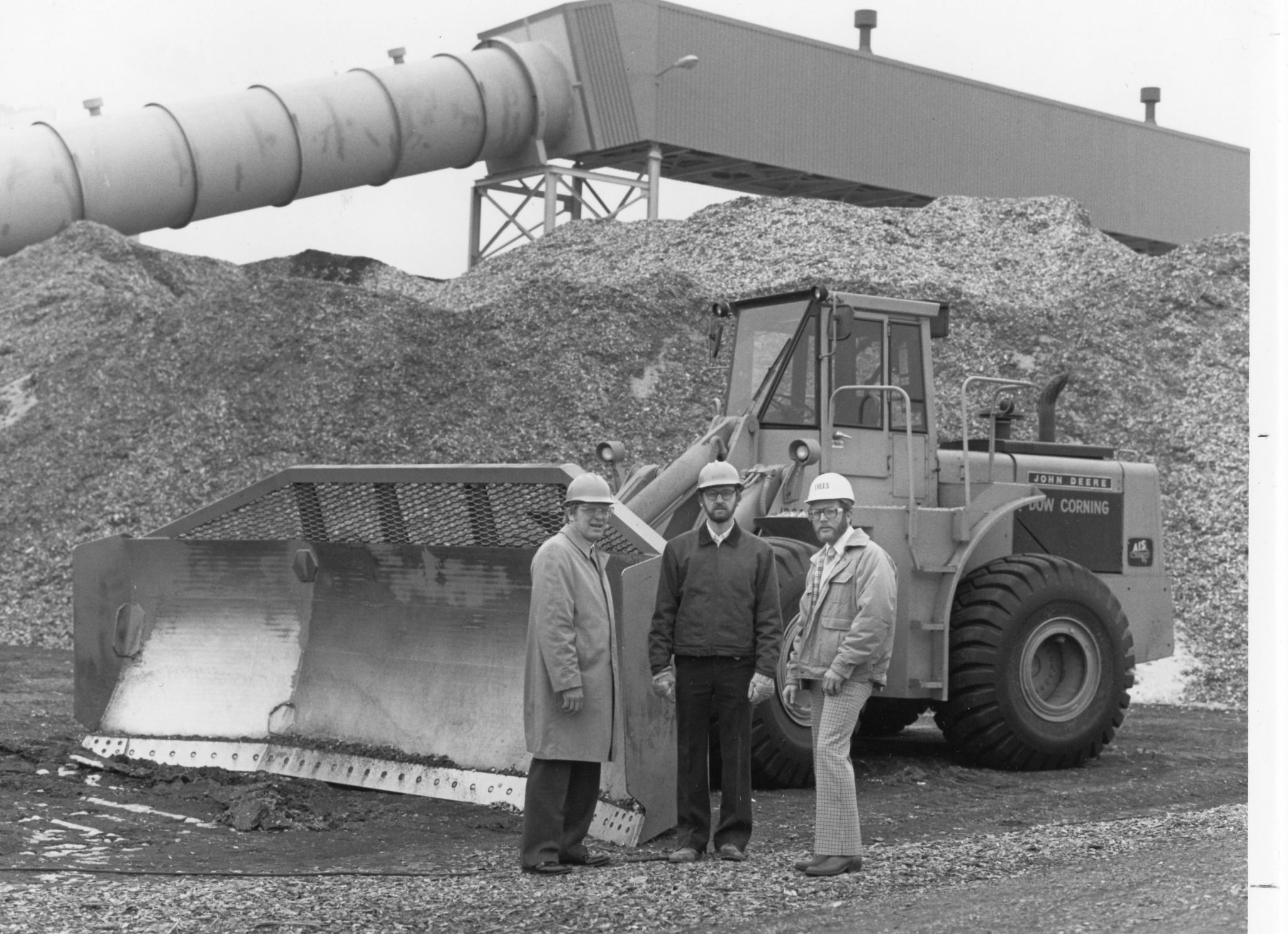 Throwback Sunday: Dow Corning wood-fueled power plant, 1980s