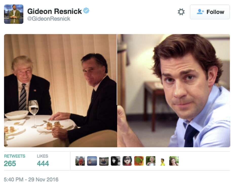 Trump–Romney dinner date on Tuesday night provides fodder for memes ...