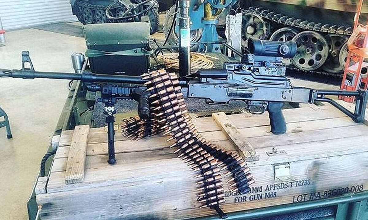 You can ride a real tank and fire rounds on this ranch in South Texas