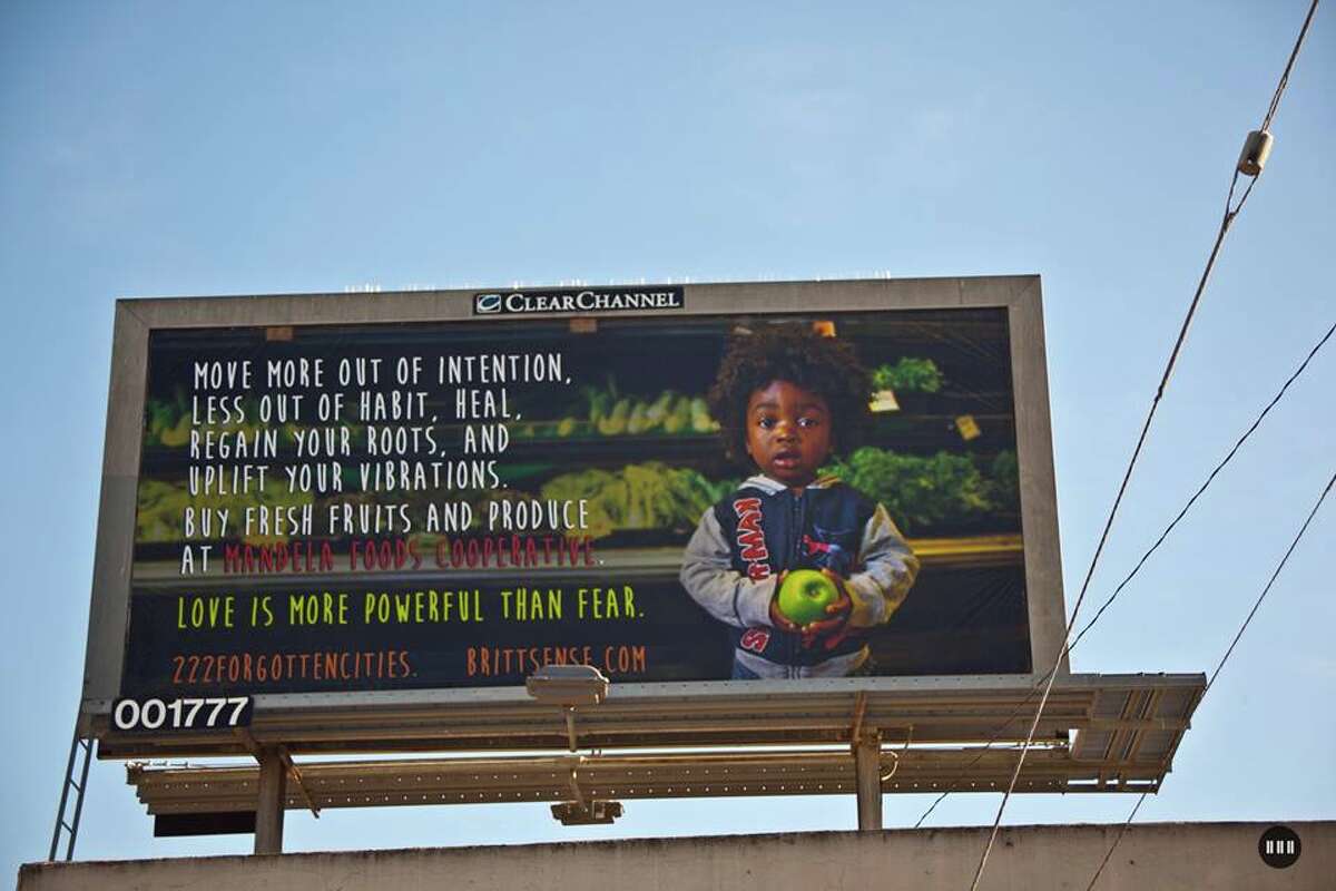Local photographer creates inspirational billboards around Oakland