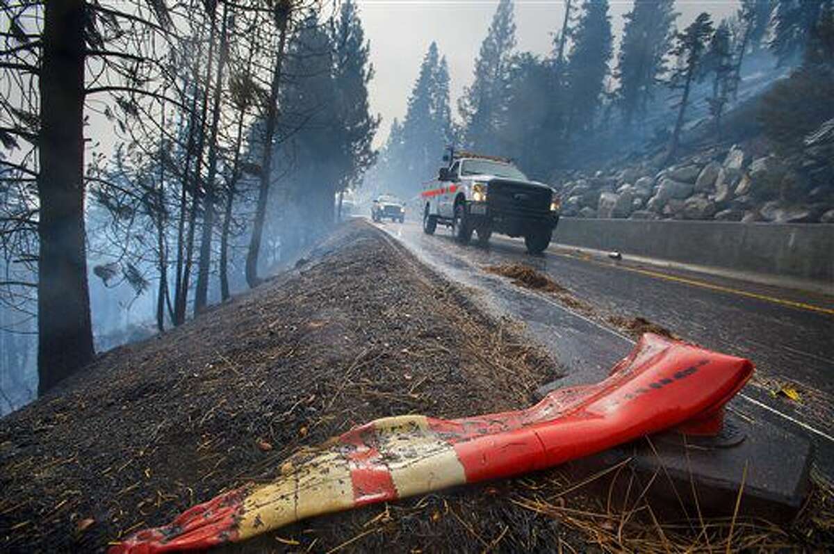 Crews try to keep massive northern Nevada wildfire at bay