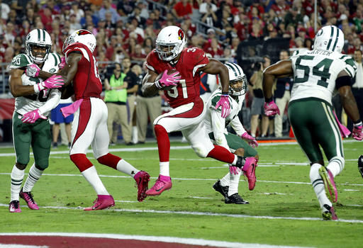 Johnson, Cardinals roll past listless Jets 28-3