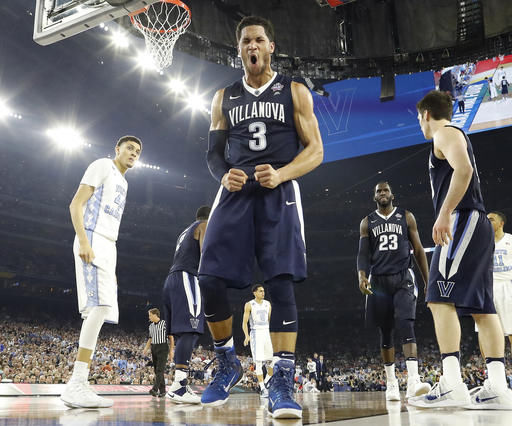 Villanova raises 2016 national championship banner