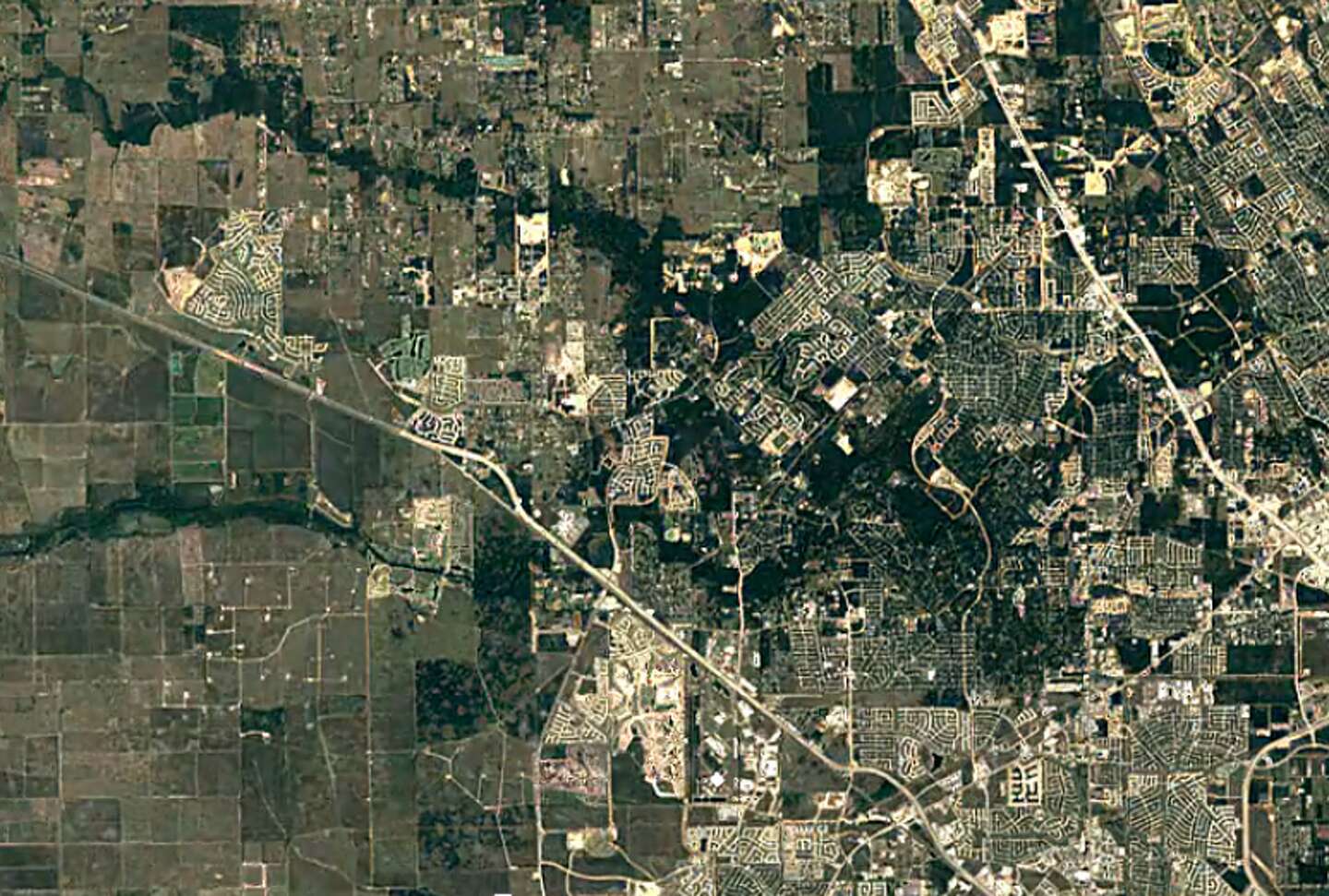 Google Timelapse shows how Texas cities changed over 30 years