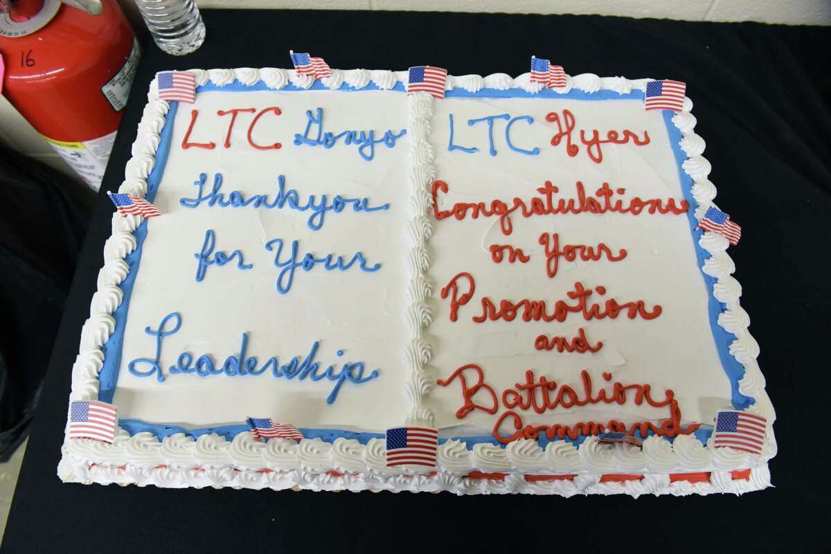 Change of command at Troy armory