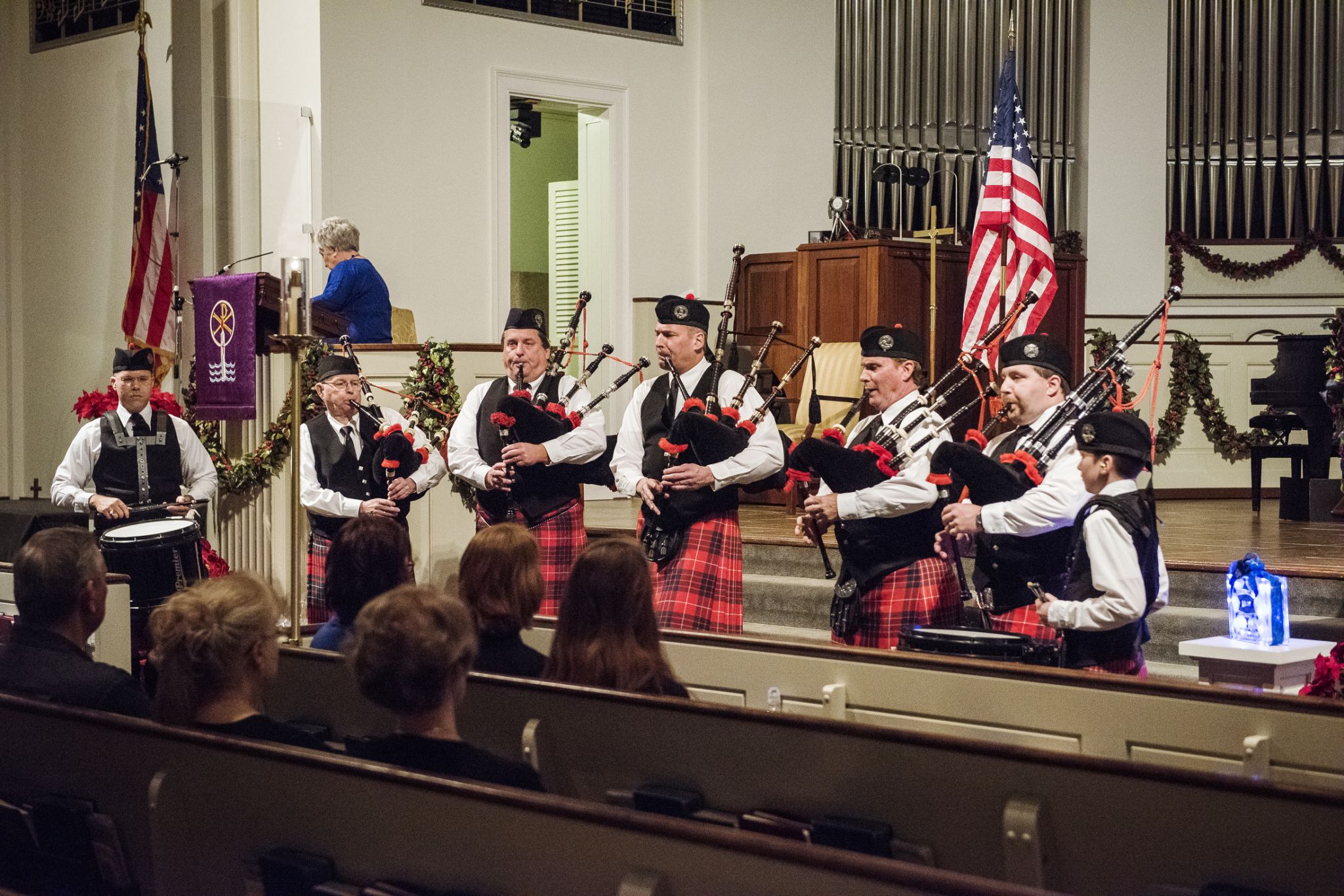 Project Blue Light Ceremony